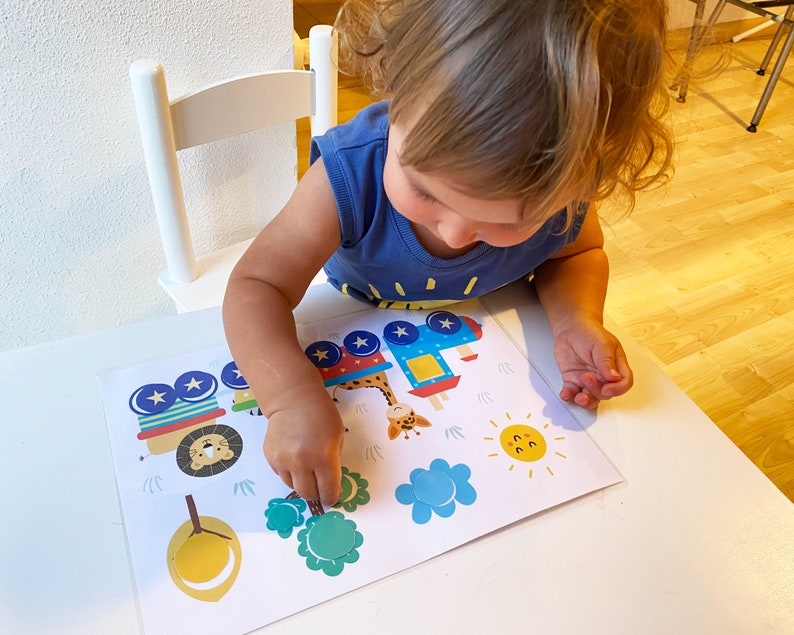 Toddler Busy Book Printable Busy Bag Pdf Baby Quiet Book - Etsy Canada