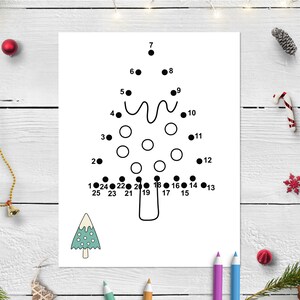 Christmas Dot to Dot Book for Kids PDF, 5 Printable Activity Pages ...