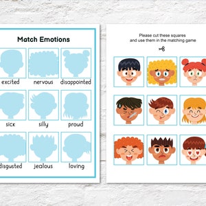 Emotions Toddler Busy Book Printable PDF, Busy Binder, Quiet Book ...