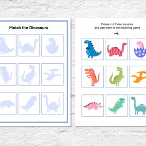 Toddler Busy Book PDF, Matching Games for Kids, Animals Quiet Book ...