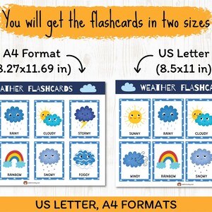Flashcards Bundle Printable for Kids, Farm Animals Weather, Alphabet ...