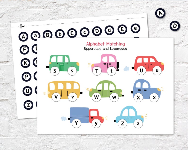 Alphabet Busy Book for Toddlers Printable Baby Quiet Book | Etsy