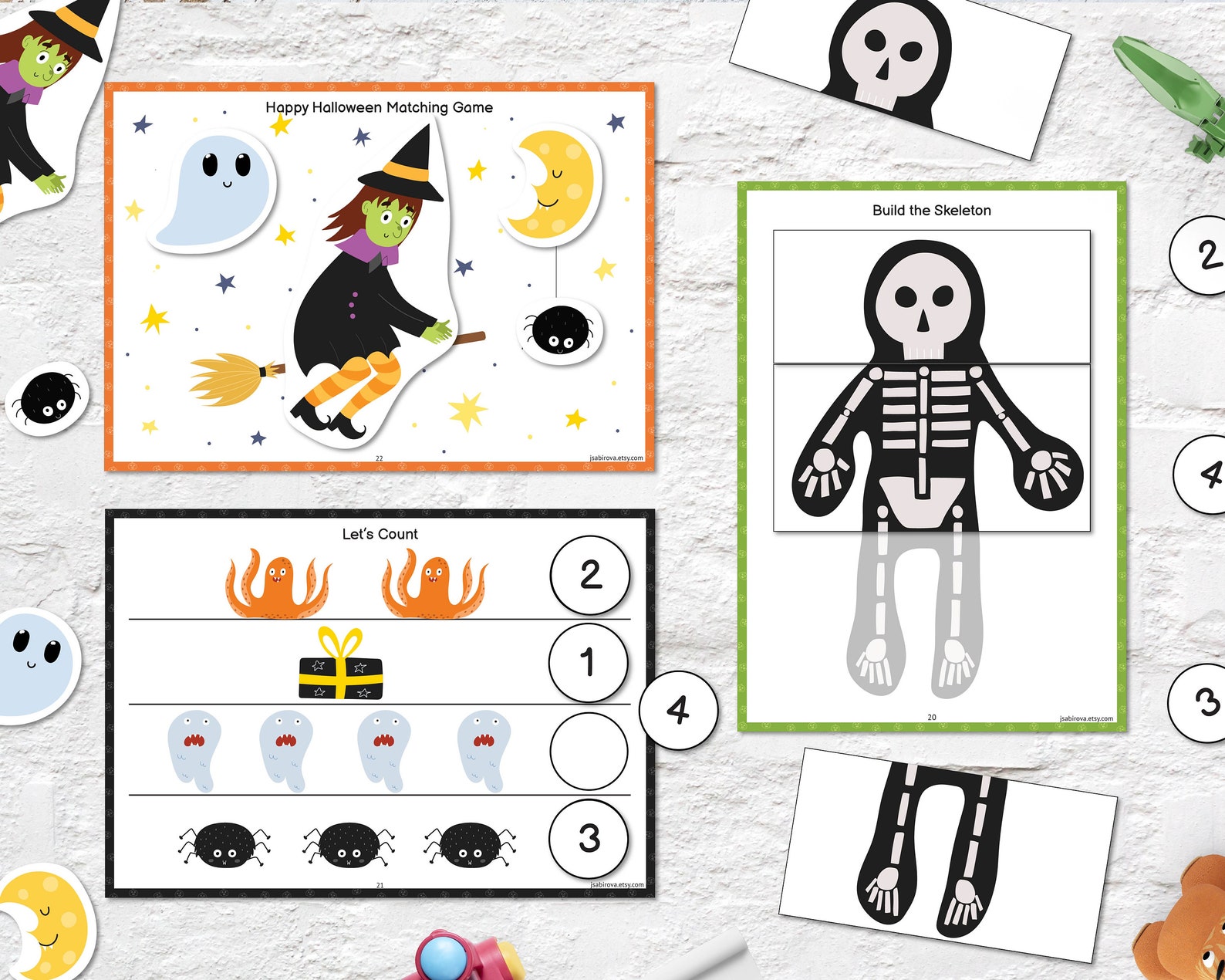 Halloween Busy Book Toddler Busy Book Printable Quiet Book - Etsy