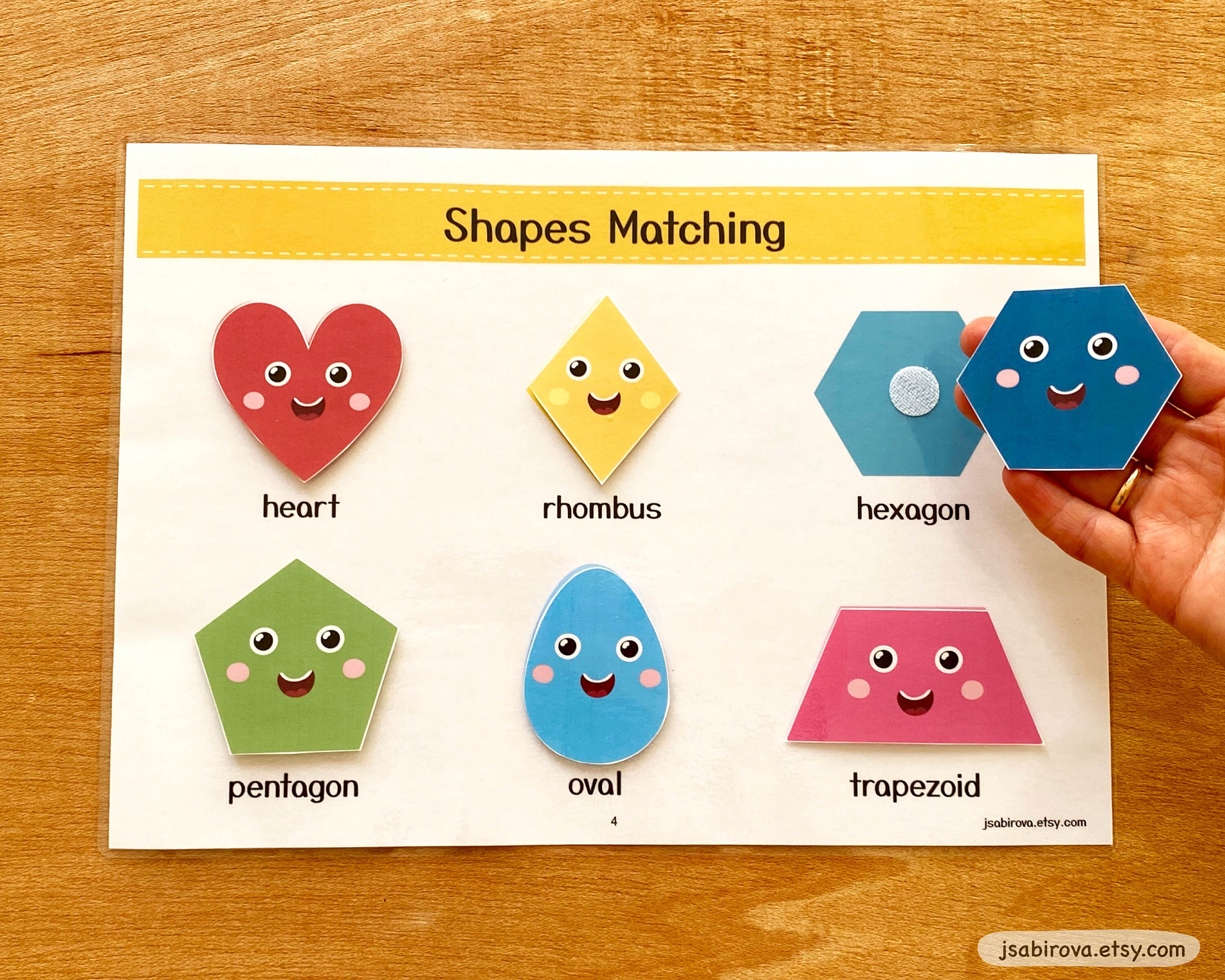 Shapes Busy Book for Toddlers Printable Baby Quiet Book - Etsy