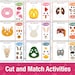 Farm Animals Busy Book Cut and Match Games for Kids Farm - Etsy