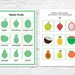 Fruits Sorting Busy Book Printable Fruits and Vegetables Busy - Etsy