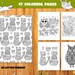 Doodle Coloring Book Bundle Coloring Pages Printable - Etsy