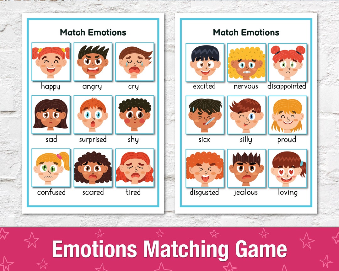 Emotions Toddler Busy Book Printable PDF, Busy Binder, Quiet Book ...