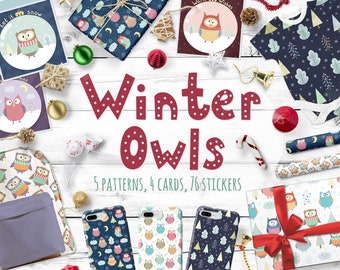 Digital Owl Paper Owl Scrapbook Paper Autumn Paper Fall - Etsy