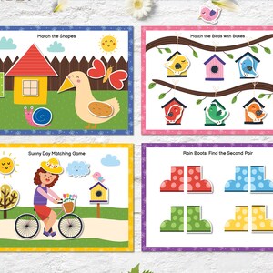 Spring Busy Book, Toddler Busy Book Printable, Quiet Book Pdf, Spring ...