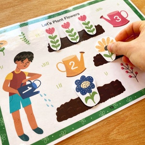 Spring Busy Book, Toddler Busy Book Printable, Quiet Book Pdf, Spring ...