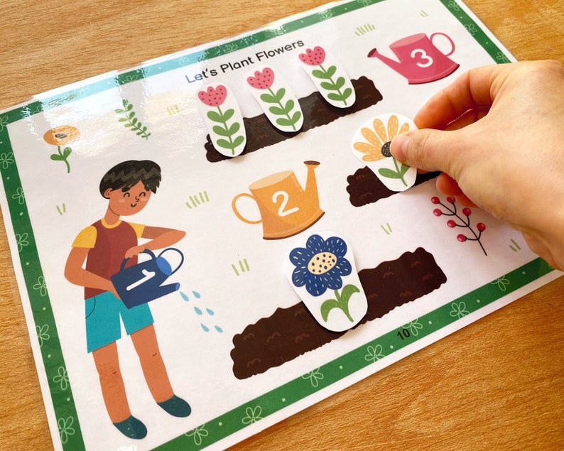 Spring Busy Book Toddler Busy Book Printable Quiet Book Pdf | Etsy