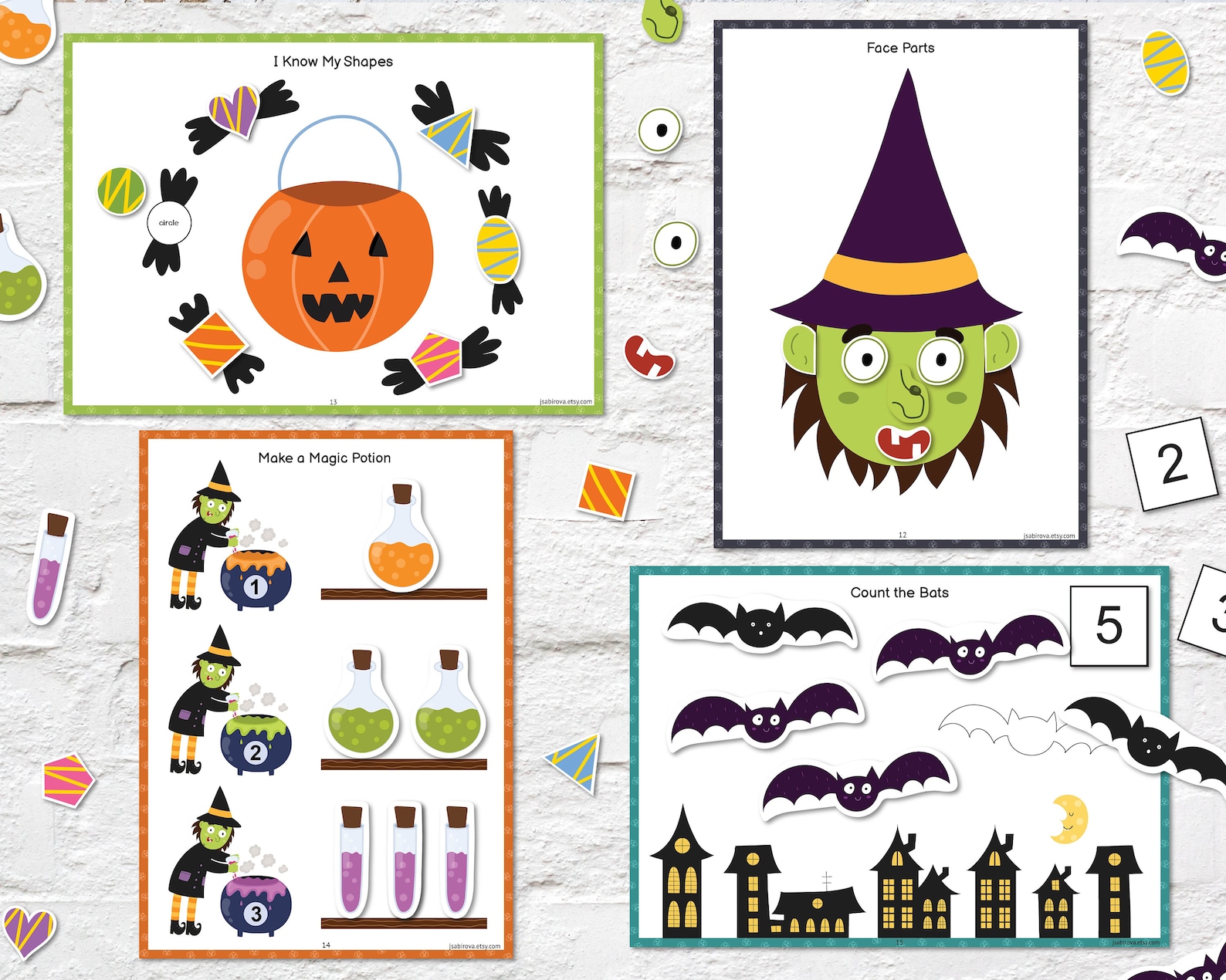 Halloween Busy Book Toddler Busy Book Printable Quiet Book - Etsy