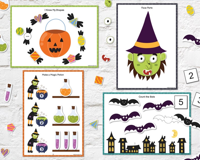 Halloween Busy Book Toddler Busy Book Printable Quiet Book - Etsy