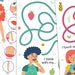 Body Parts Activity Book Pdf, My Body Activity Pages, Printable Maze ...