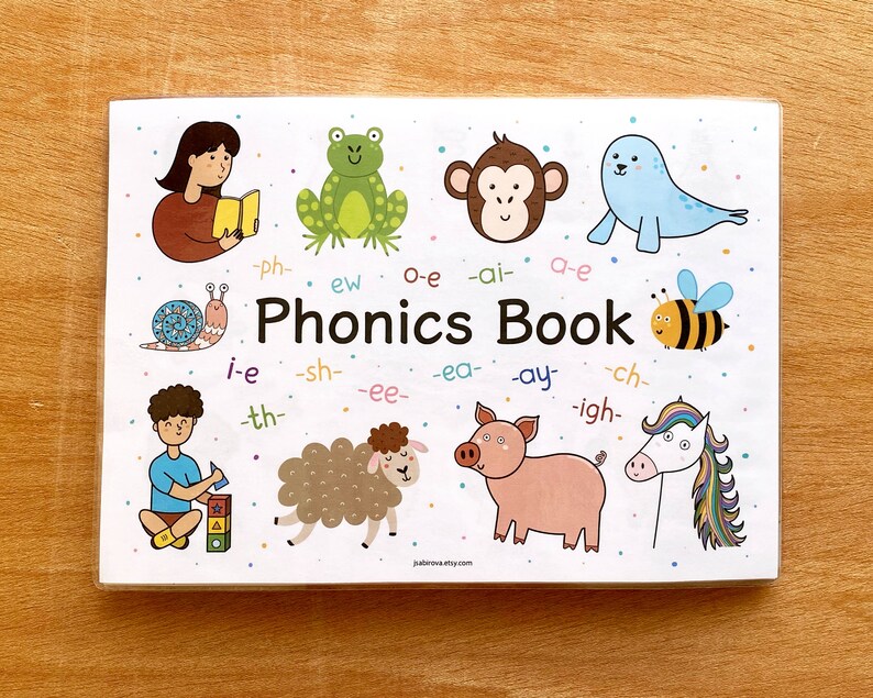 Phonics Busy Book Printable Phonics Activity Book Phonics - Etsy