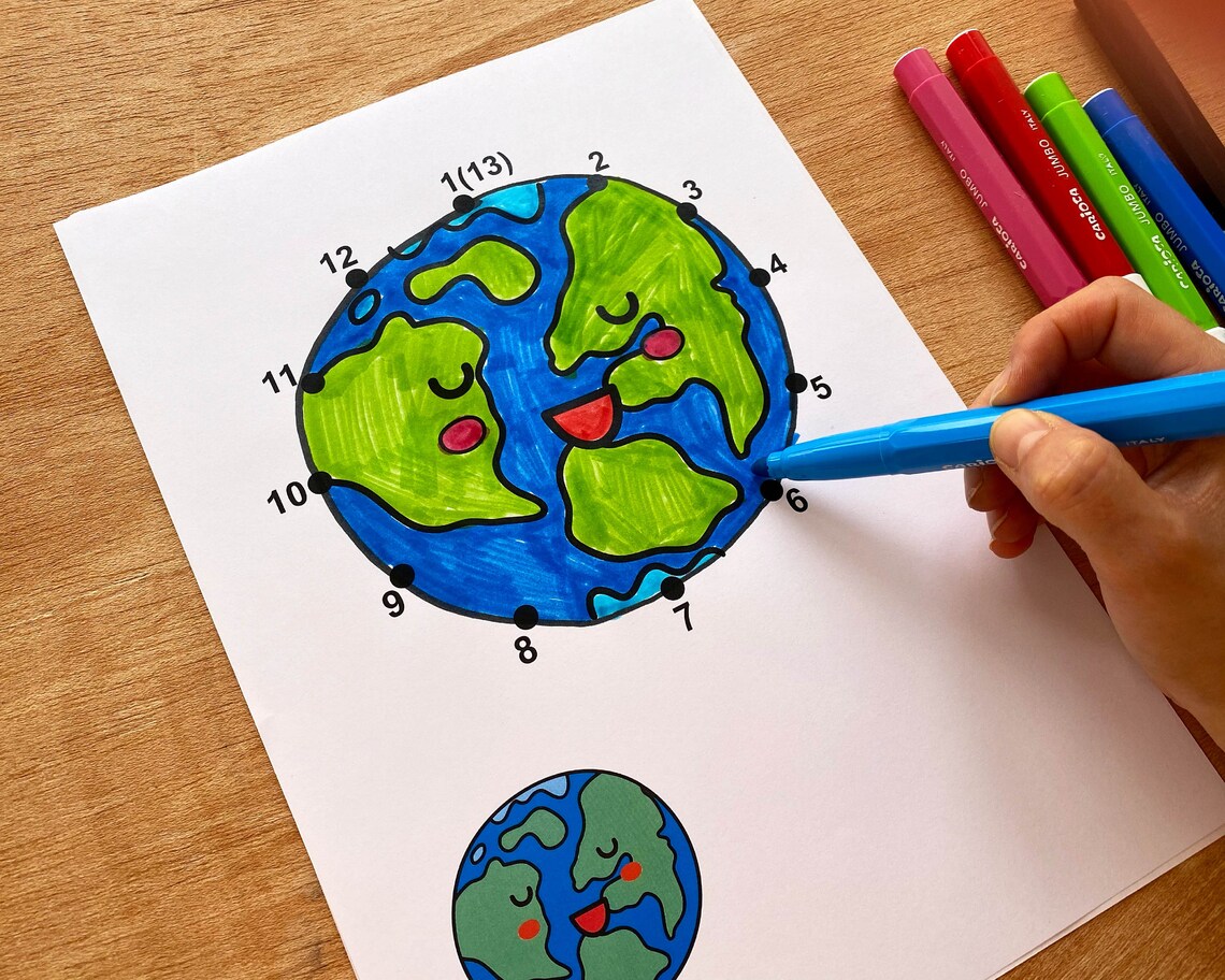 Space Dot to Dot Workbook for Kids Connect the Dots - Etsy