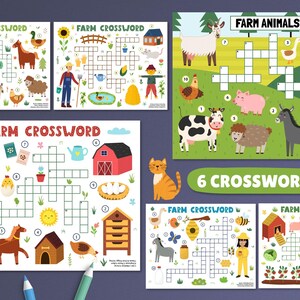 Farm Activity Book Bundle Printable, on the Farm Activity Pages for ...