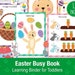Color Sorting Busy Book for Toddlers, Printable Baby Quiet Book, Colors ...