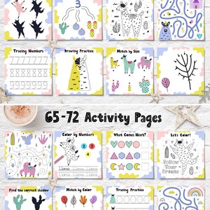 Printable Activity Book Pdf Eps Jpg Maze Puzzle Dot to Dot Games ...
