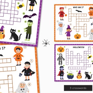 Halloween Activity Book Printable, Halloween Busy Book for Toddlers ...