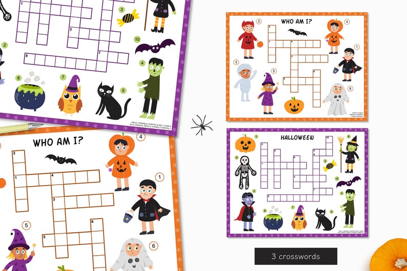 Halloween Activity Book Printable, Halloween Busy Book for Toddlers ...