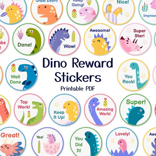 Teacher Reward Stickers Printable Pdf Circle Stickers for - Etsy