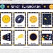 32 Space Flashcards Pdf, Solar System Flash Cards Printable, Planets ...