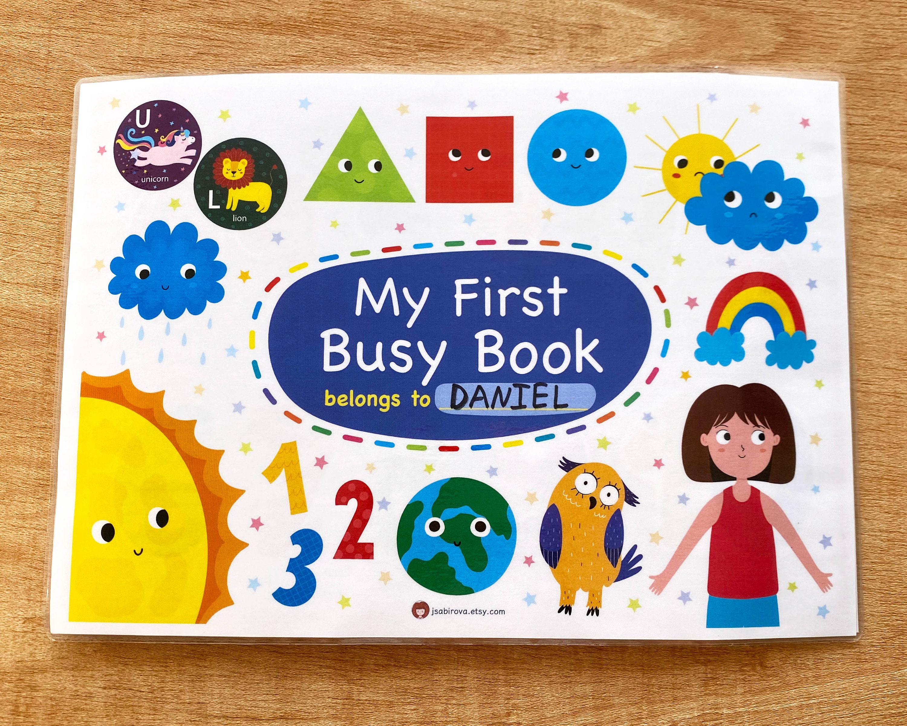 Busy Book Printable, Toddler First Busy Book Pdf, Preschool Learning ...