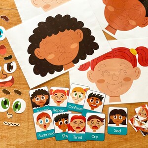 Emotions Busy Book Printable, Busy Bag Pdf, Baby Quiet Book, Preschool ...