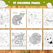 Doodle Coloring Book Bundle Coloring Pages Printable - Etsy