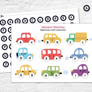 Alphabet Busy Book for Toddlers, Printable Baby Quiet Book, Alphabet ...