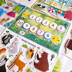 Summer Busy Book Printable, Toddler Summer Busy Book Pdf, Summer Busy ...