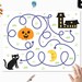 Halloween Maze Activity Book Printable, Halloween Busy Book for ...