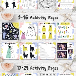 Printable Activity Book Pdf Eps Jpg Maze Puzzle Dot to Dot Games ...
