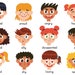 Emotions Clipart, Kids Faces Emotions Clip Art, Feelings Faces Kids Png ...