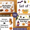 Halloween Busy Book, Toddler Busy Book Printable, Quiet Book Pdf ...
