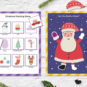 Christmas Busy Book for Toddlers, Printable Busy Binder, Winter Busy ...