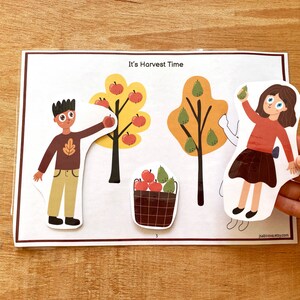 Autumn Busy Book, Toddler Busy Book Printable, Quiet Book Pdf, Autumn ...