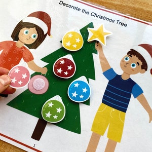 Christmas Busy Book, Toddler Busy Book Printable, Quiet Book Pdf ...