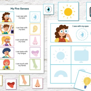 Body Parts Busy Book Printable, Toddler Busy Book, Quiet Book ...