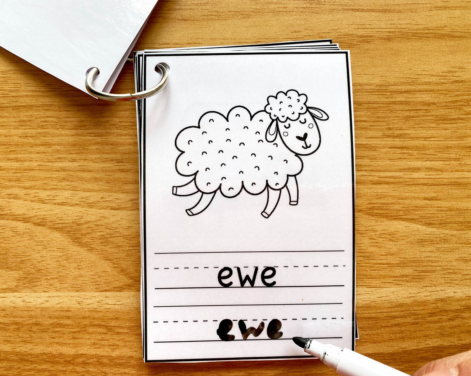 Ew Phonics Sound Flash Cards ew Digraph Printable | Etsy