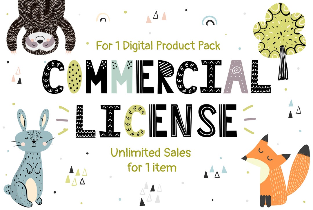 UNLIMITED Commercial License With Unlimited Number of Sales for 1 ...