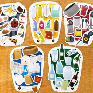 Waste Sorting Busy Book Printable Game for Toddlers, Trash Sorting ...