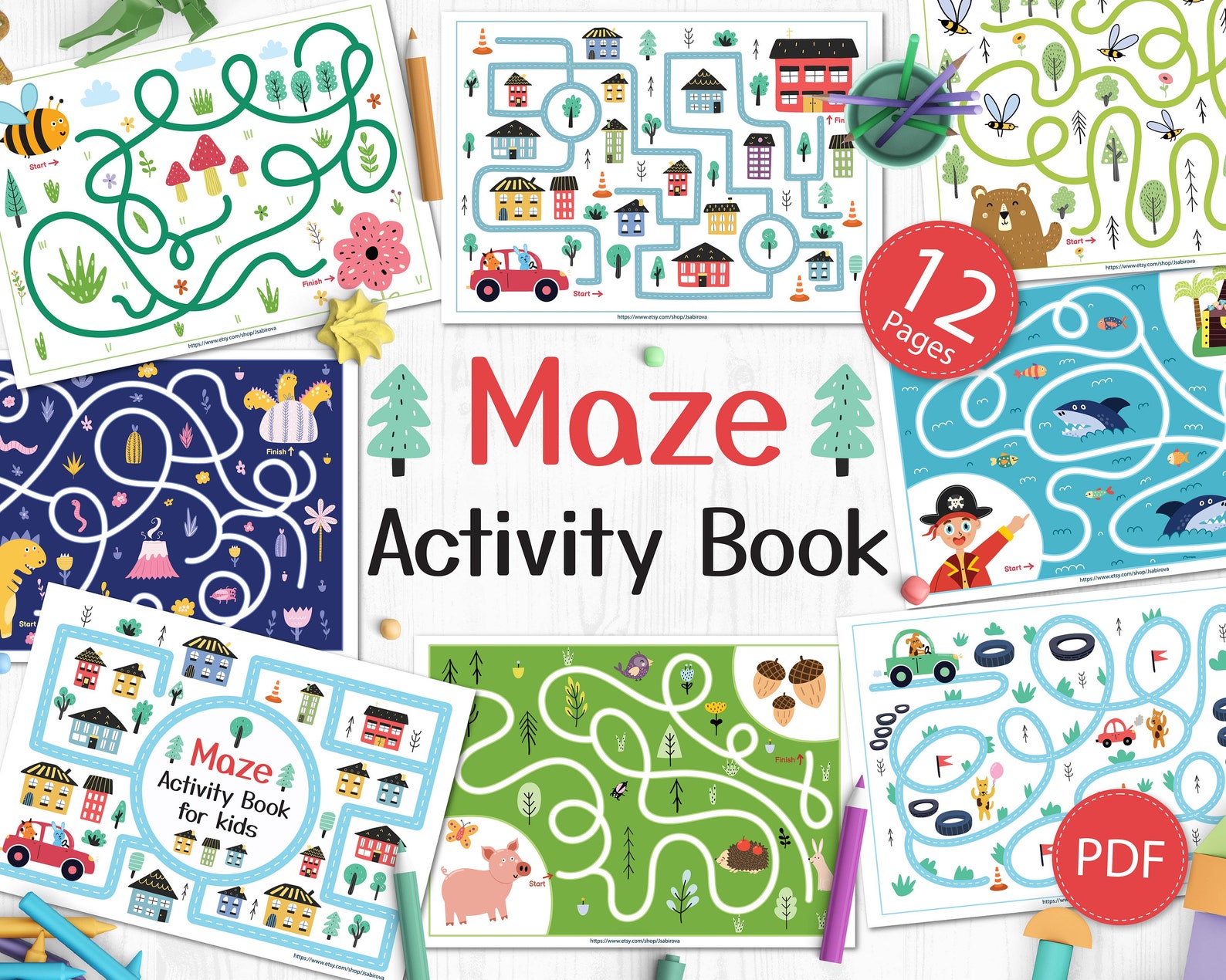 Busy Book Bundle for Toddlers PDF Vol. 2 Printable Activity | Etsy