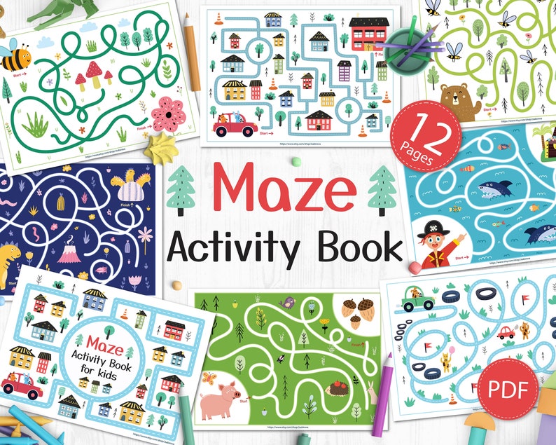 Busy Book Bundle for Toddlers PDF Vol. 2 Printable Activity | Etsy