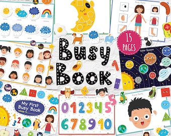 Preschool Learning Binder Toddler Learning Folder Busy - Etsy