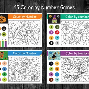 Halloween Activity Book Printable, Halloween Busy Book for Toddlers ...