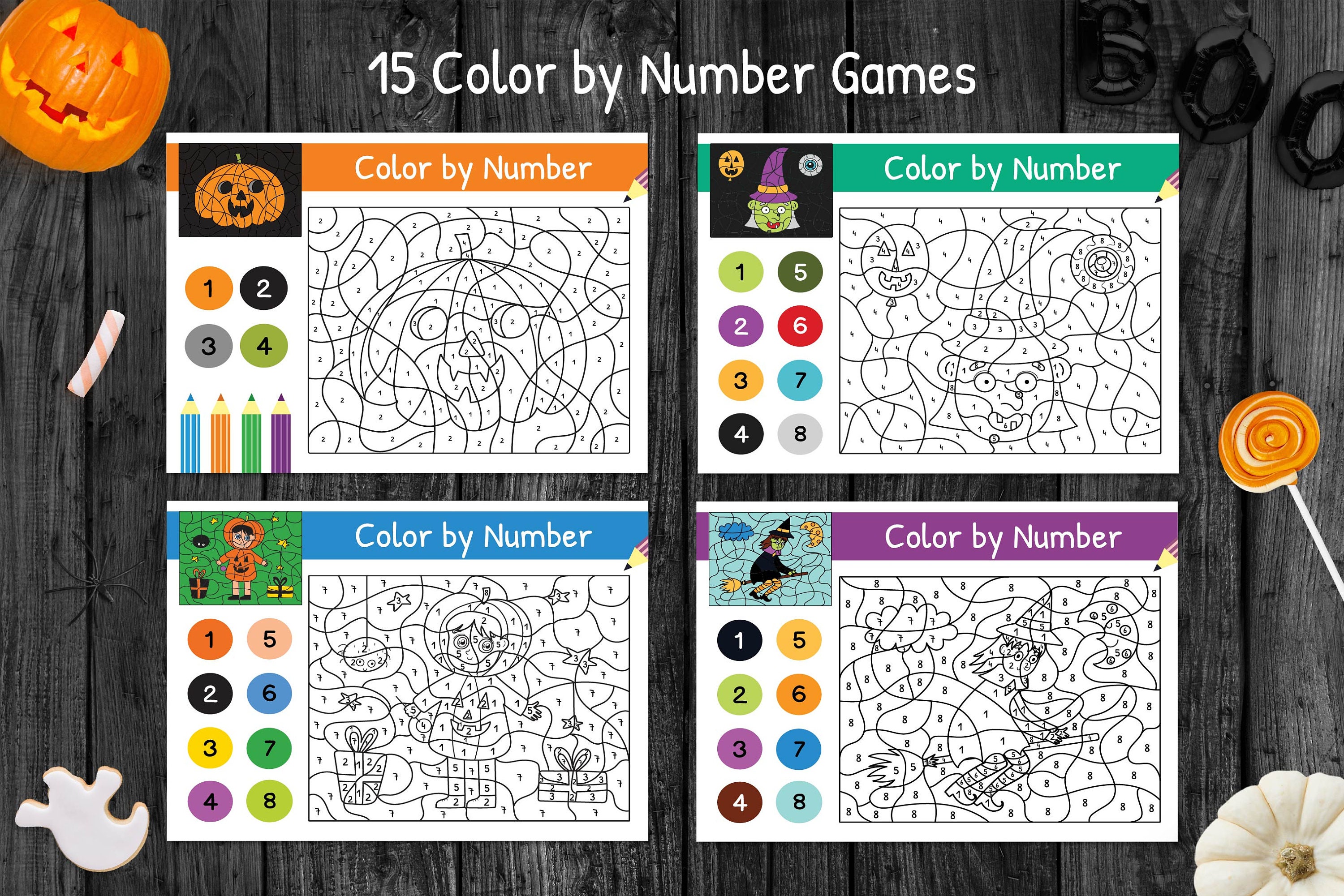 Halloween Activity Book Printable, Halloween Busy Book for Toddlers ...