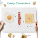 Fried Eggs Digital Paper and Clipart / Food Seamless Patterns, Menu ...